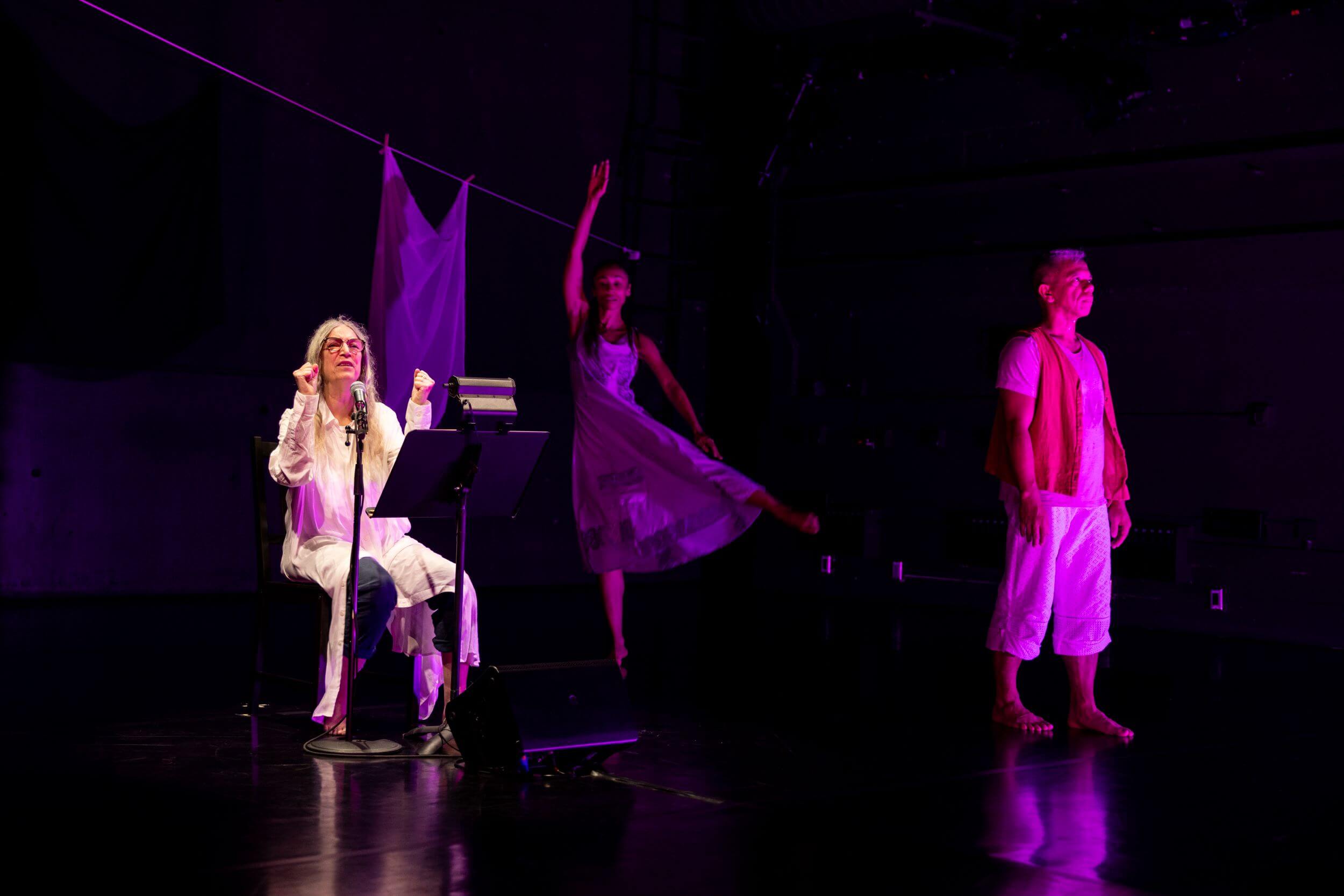 Dance chair performs with "Godmother of Punk" Patti Smith | Mason Gross ...